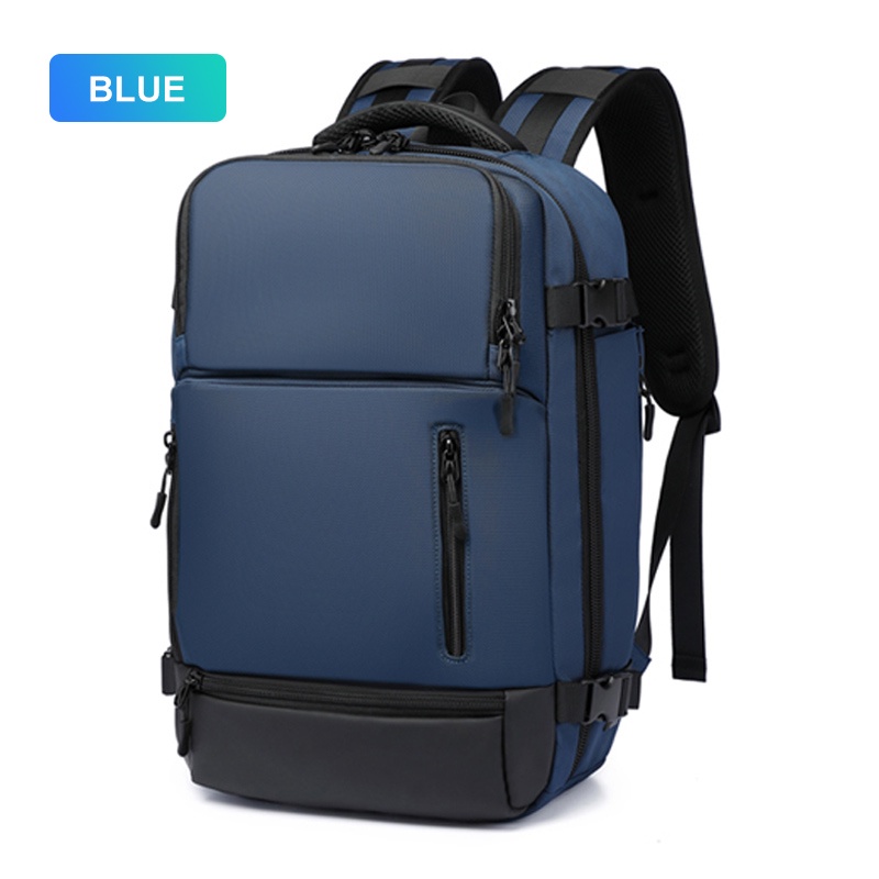 OZUKO Large Capacity USB Charging Men Laptop Backpack Waterproof Travel ...