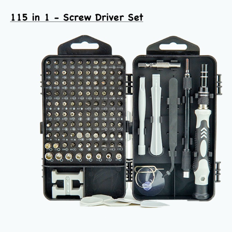 115 in 1 Mini Screw driver Set Precision Magnetic Screwdriver DIY Tool Kit | Shopee Singapore