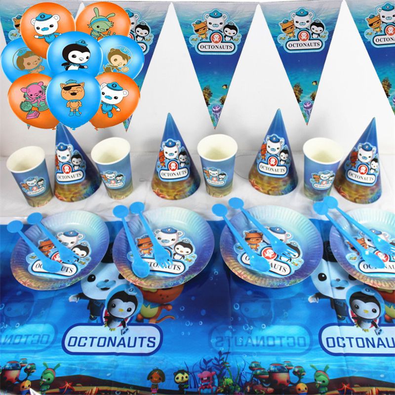 Octonauts Theme Party Decorations For Kids Birthday Festive Event Decor ...