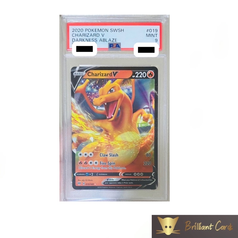 Pokemon Charizard V Darkness Ablaze PSA Slab | Shopee Singapore