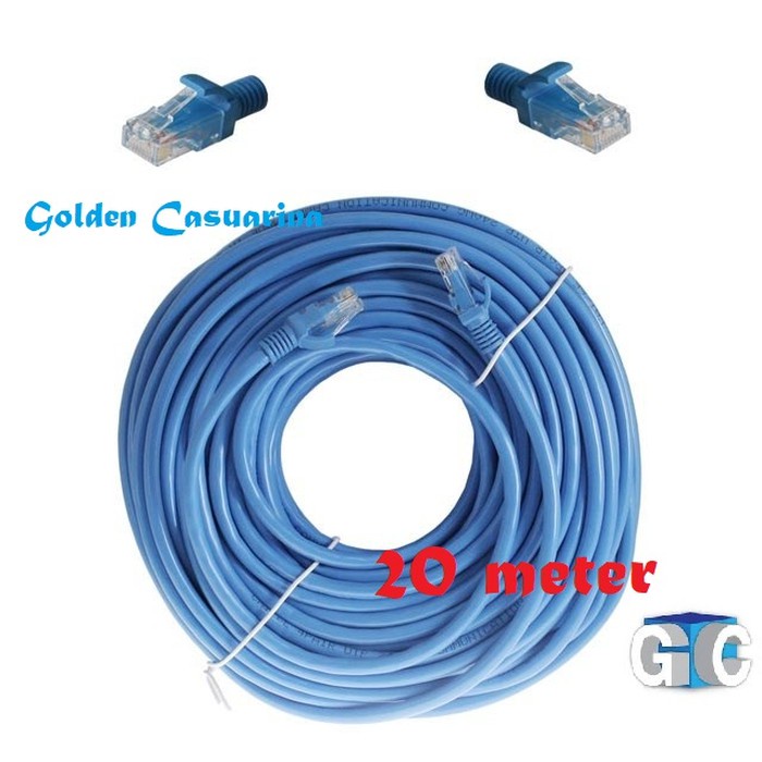 Websong LAN Cable CAT 6+RJ45 20M | Shopee Singapore