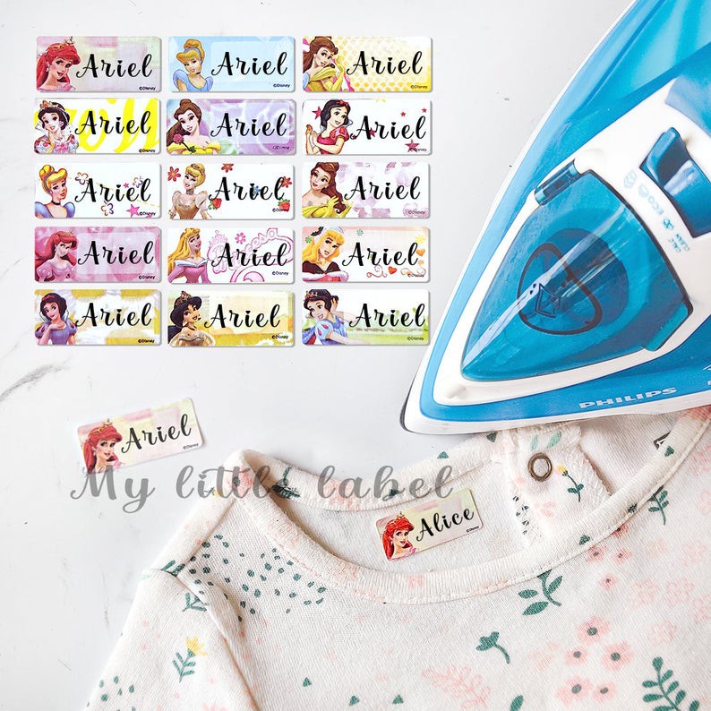 [30PCS] customised iron on name sticker#name label/Iron-on Personalized ...