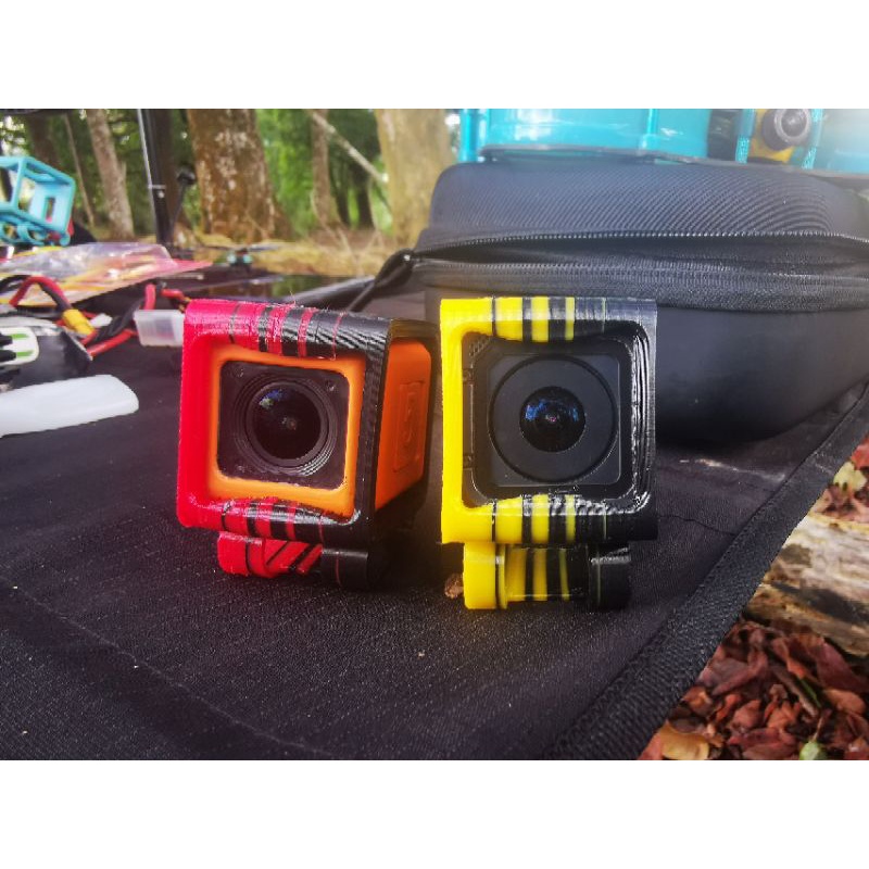 GoPro Session 4 5 Runcam Orange FPV Drone Dampened Mount For RSGO ...