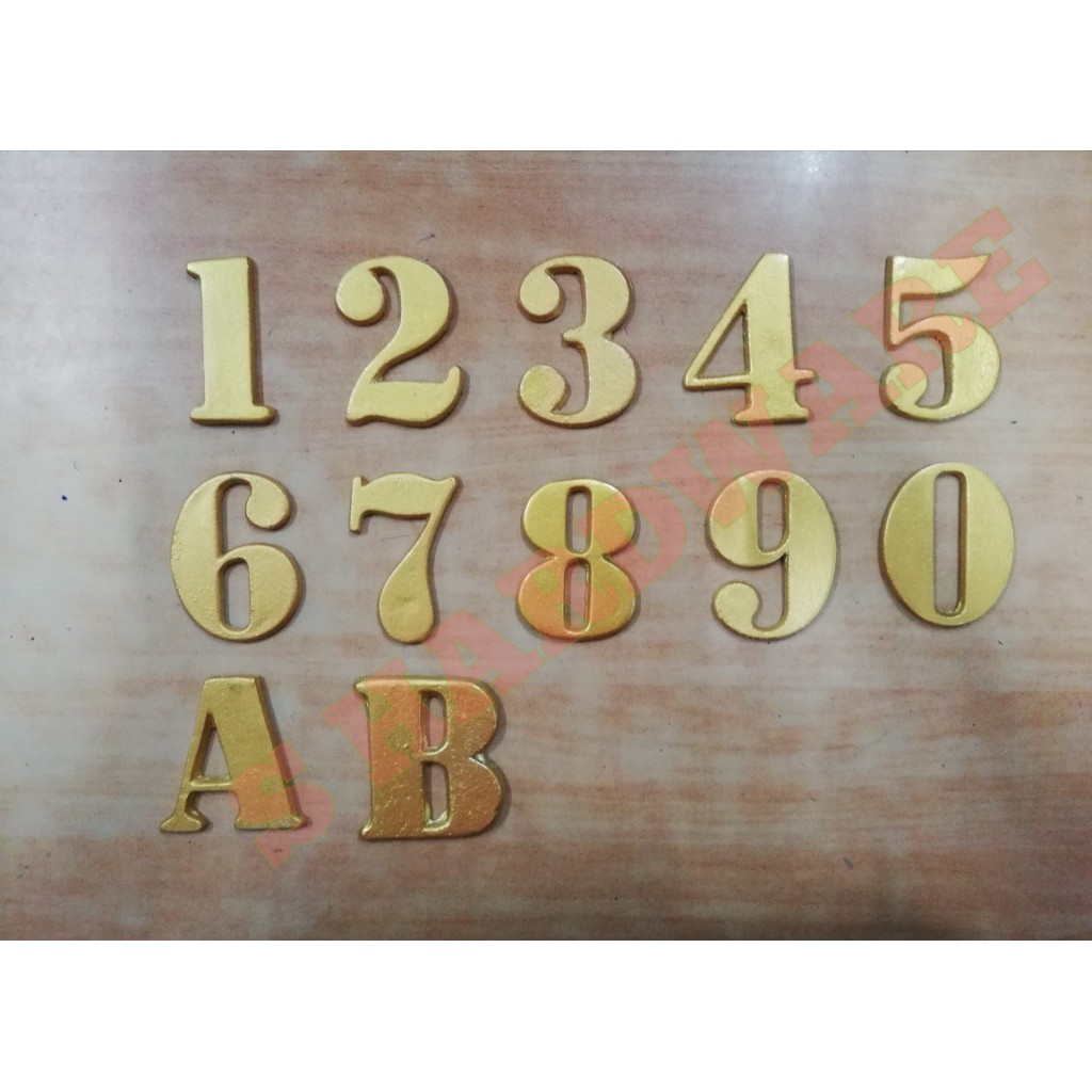 Cass Iron house number plate/ Nombor Plat Rumah Cass Besi 门牌(生铁 ...