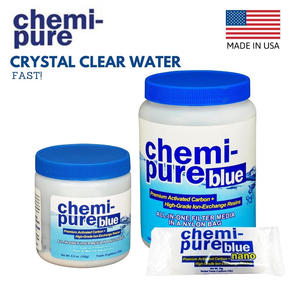 BOYD Chemipure BLUE (crystal clear water for reef aquarium) | Shopee ...