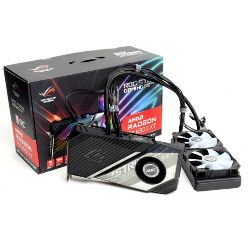 ASUS ROG STRIX LC AMD RadeonTM RX 6900 XT OC Edition Gaming Graphics ...