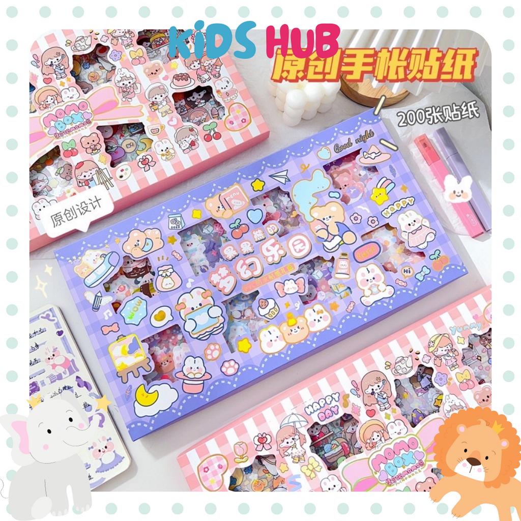 Momo Viral Sticker 200 Sheets PVC Sticker Cute Cartoon Motif For ...