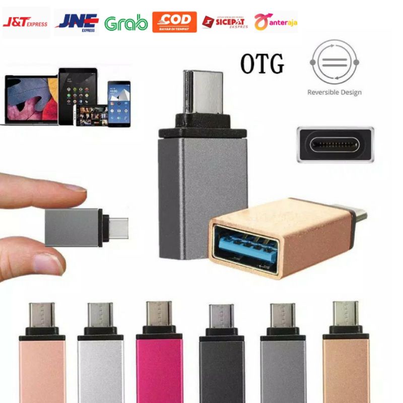 OTG Type C Box & Iron OTG Plug Connector/ Type C to USB Port OTG ...