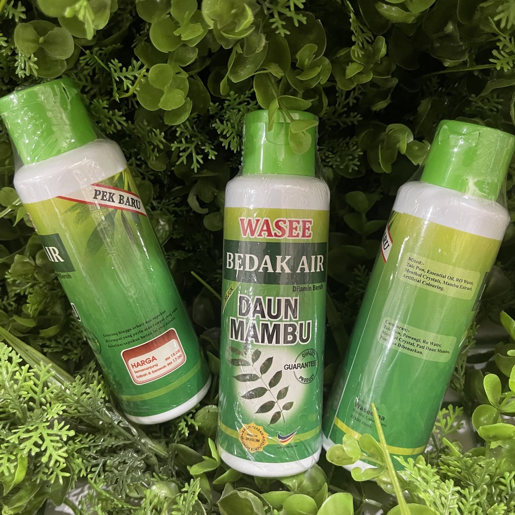 WASEE BEDAK AIR DAUN MAMBU (NEW PACK) | Shopee Singapore