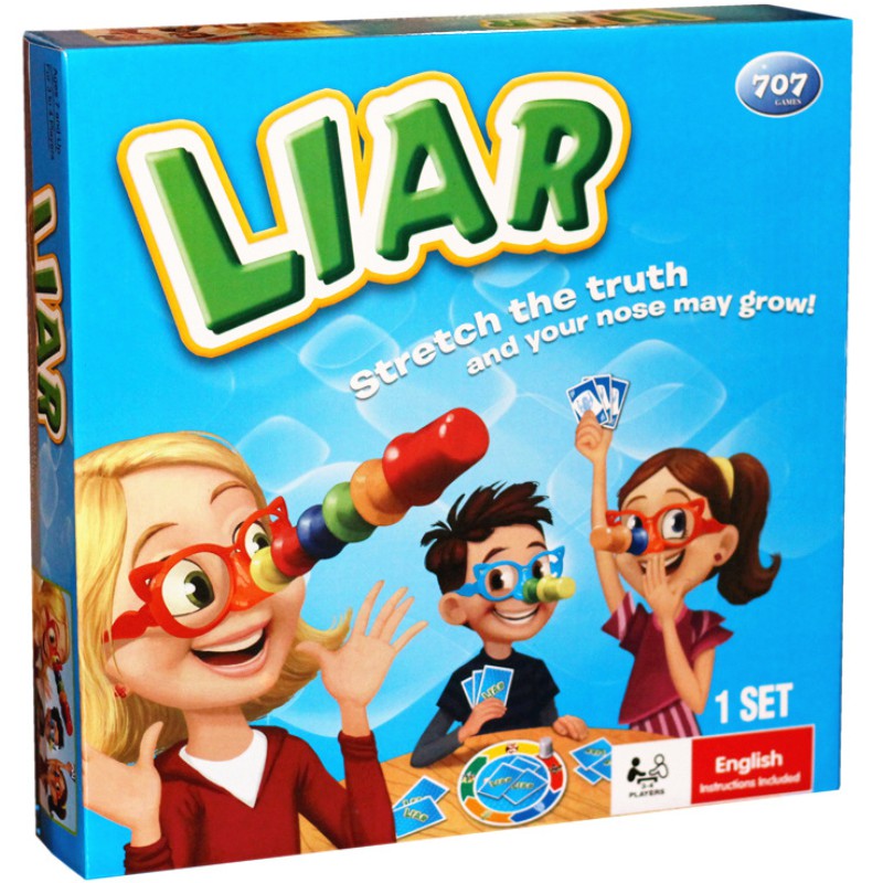 Liar Fibber Board Game Set Great Family Fun Educational Toys Noses ...