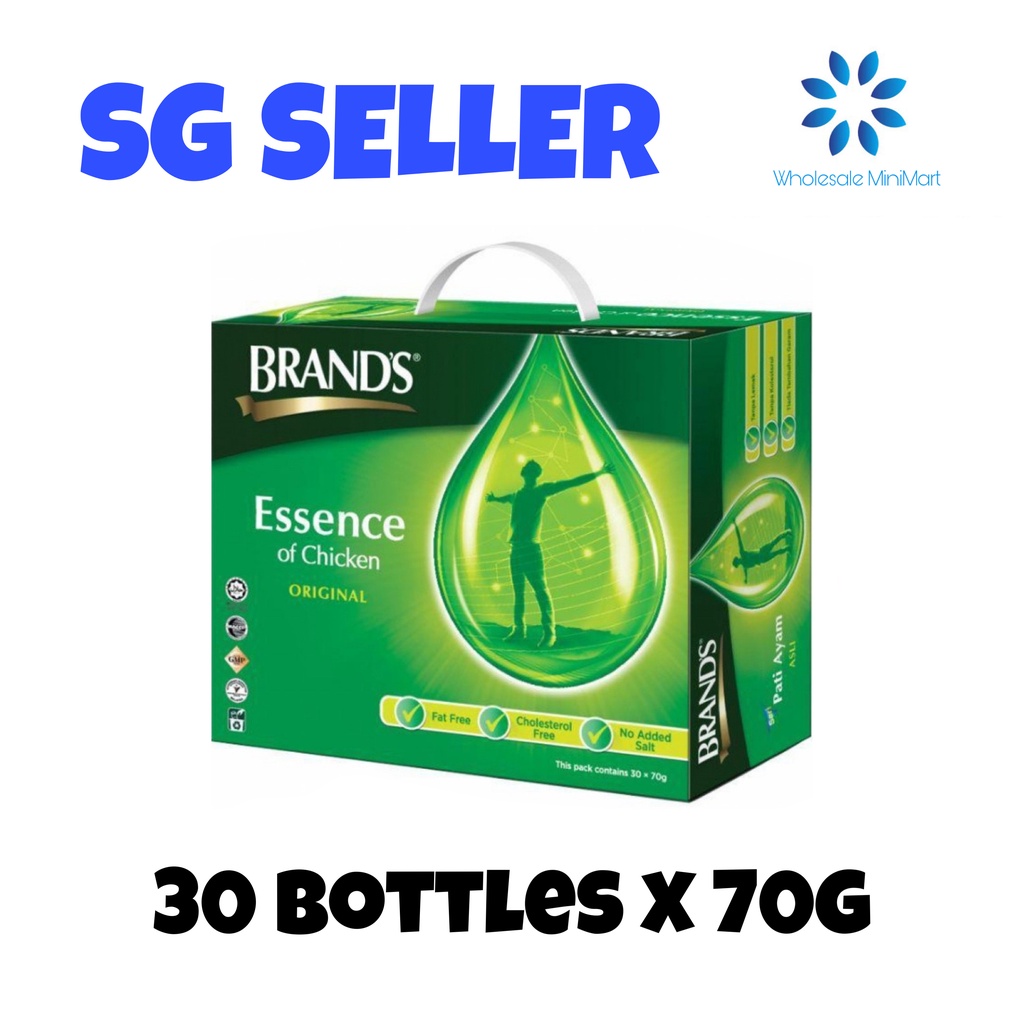 BRANDS Essence Of Chicken Original 30bottles x 70g | Shopee Singapore