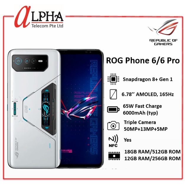[Official Global Version] ASUS ROG Phone 6 Pro | Shopee Singapore