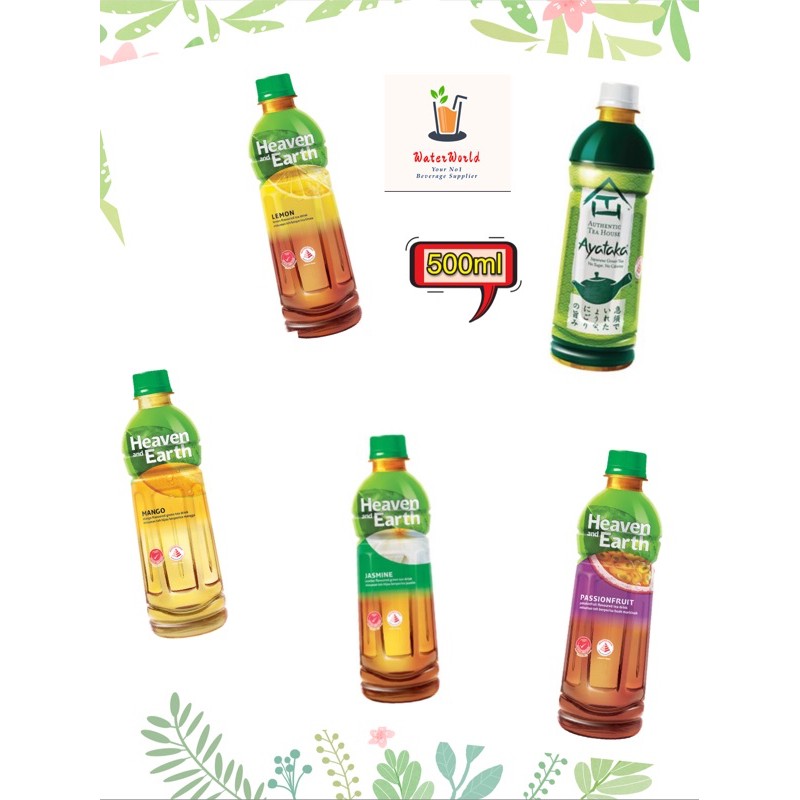Heaven & Earth Assorted 500ml x 24 Bottles Carton Deal (Fuze Tea ...