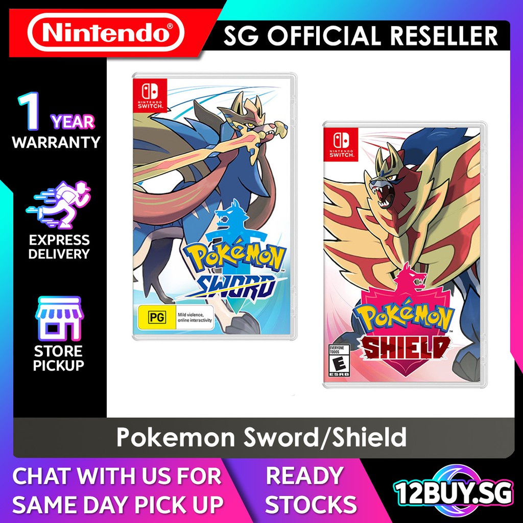 Pokemon Sword and Shield - Nintendo Switch 12BUY.SG | Shopee Singapore