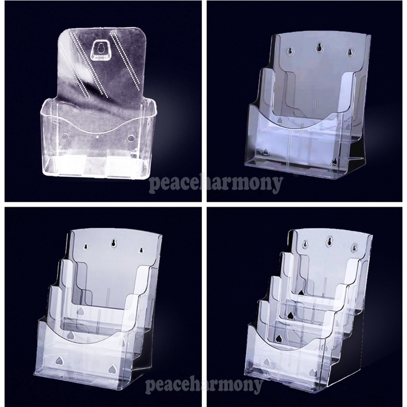 Acrylic Brochure Display Stand/ Catalog Magazine Book Stand/Display ...