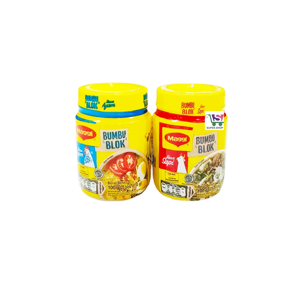 Maggi Seasoning Seasoning Broth Block Chicken / Beef Flavor 100 Grams ...