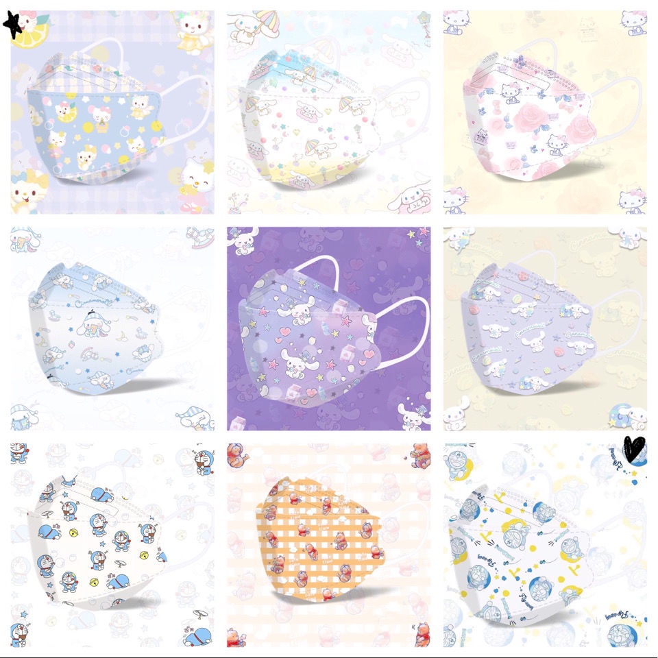 Cinnamoroll HelloKitty Face Mask for Adult 10PCS ...