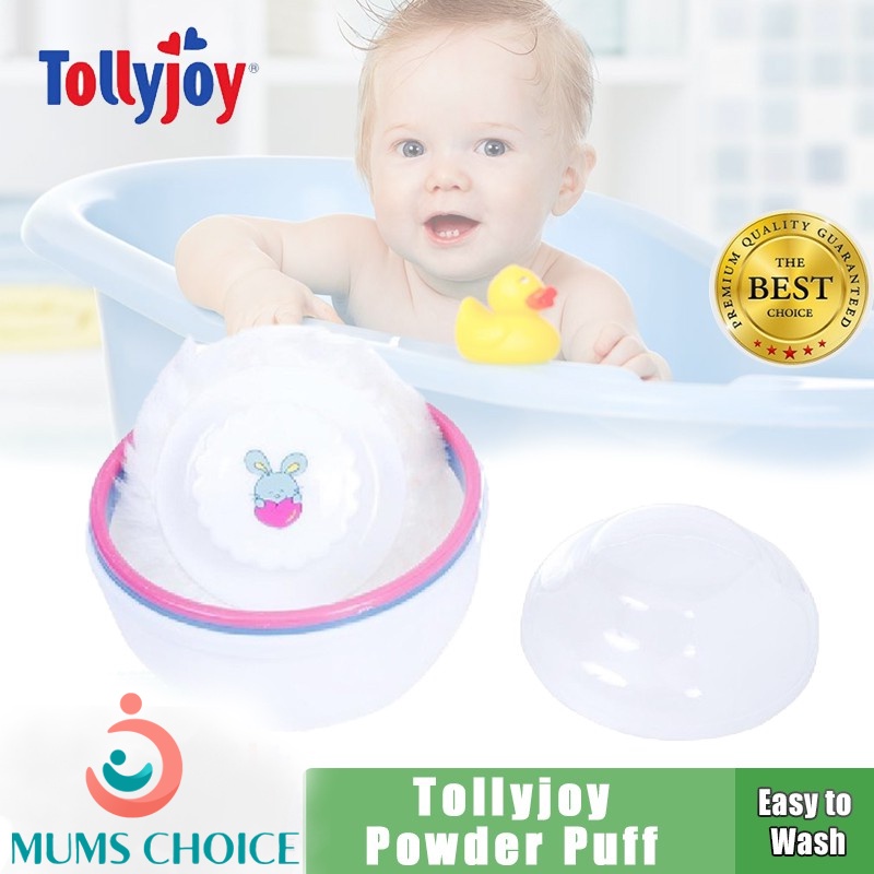 Tollyjoy Powder Puff with Box (White) | Shopee Singapore
