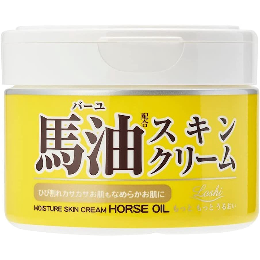 【Loshi】Loshi Moist Aid Horse Oil Skin Cream 220g【Ship from Japan ...
