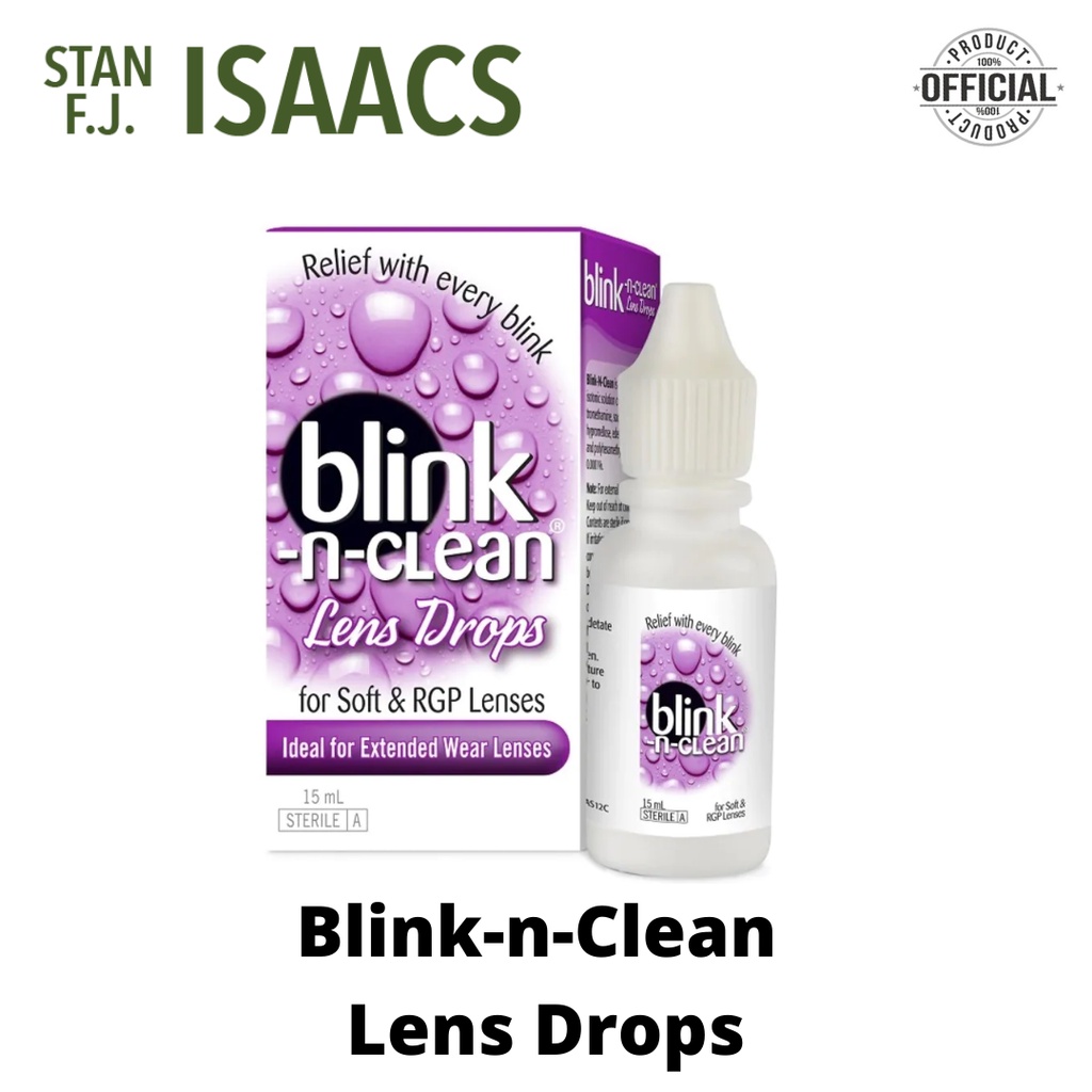 Blink N Clean Lens Drops 15ml [[EXPIRES DEC 2024]] | Shopee Singapore