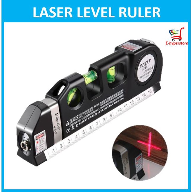 Multipurpose Laser Level Ruler Laser Tape Measure up to 8ft ...