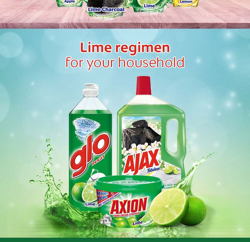 Glo Active Foam Lemon / Lime Dishwashing Liquid 850ml Refill [Bundle of ...