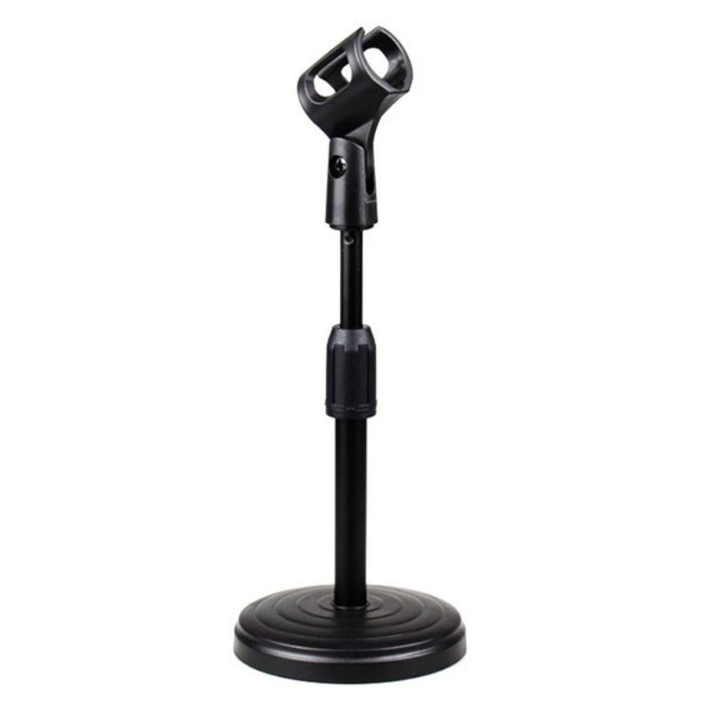 Retractable Mic Stand Adjustable Desktop Table Karaoke Microphone ...