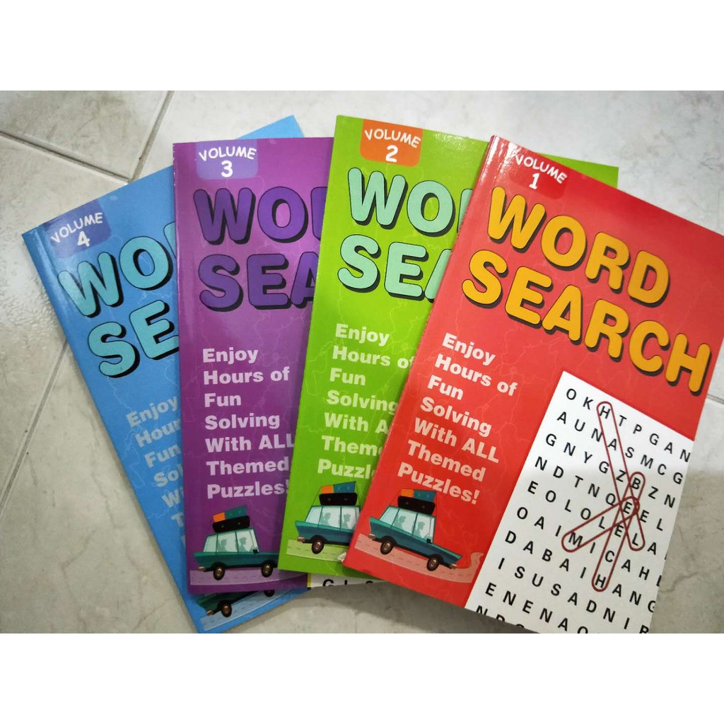 1Set4Books Word Search Books Education Books Puzzle Books Learning ...
