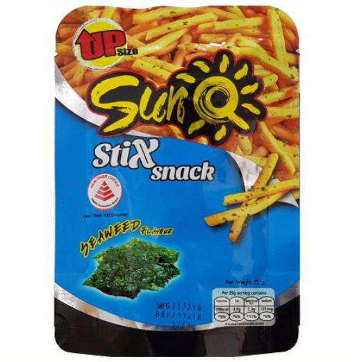 Sun Q Stix Snack Seaweed Flavour (25g x 13 packs) | Shopee Singapore