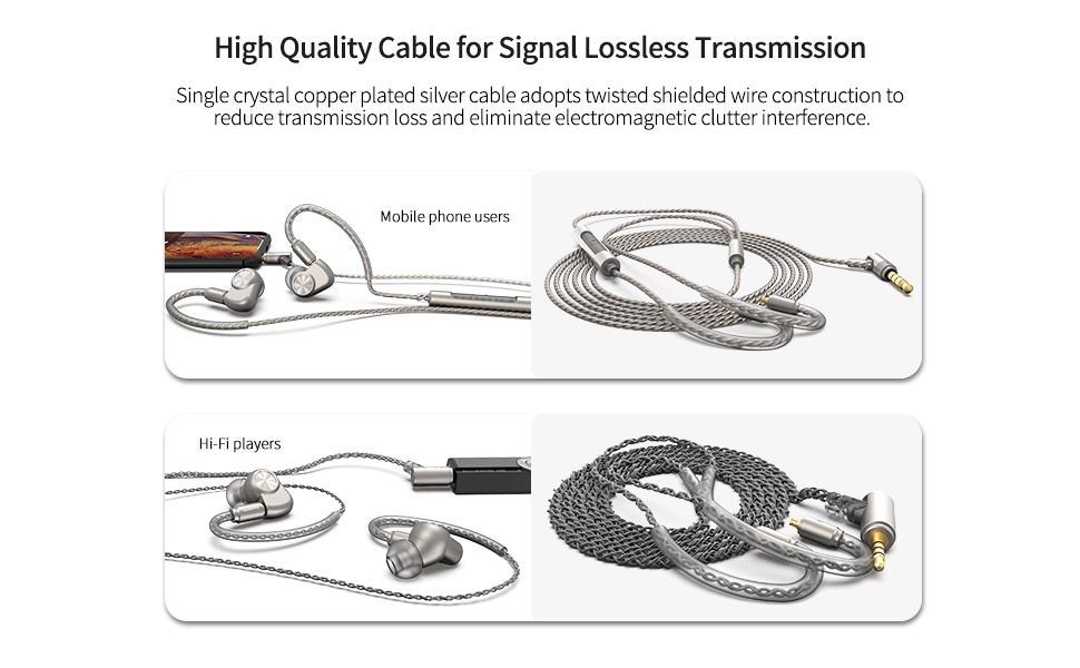SoundMAGIC E90C Wired Earphones with Microphone Coaxial Dual Driver in ...