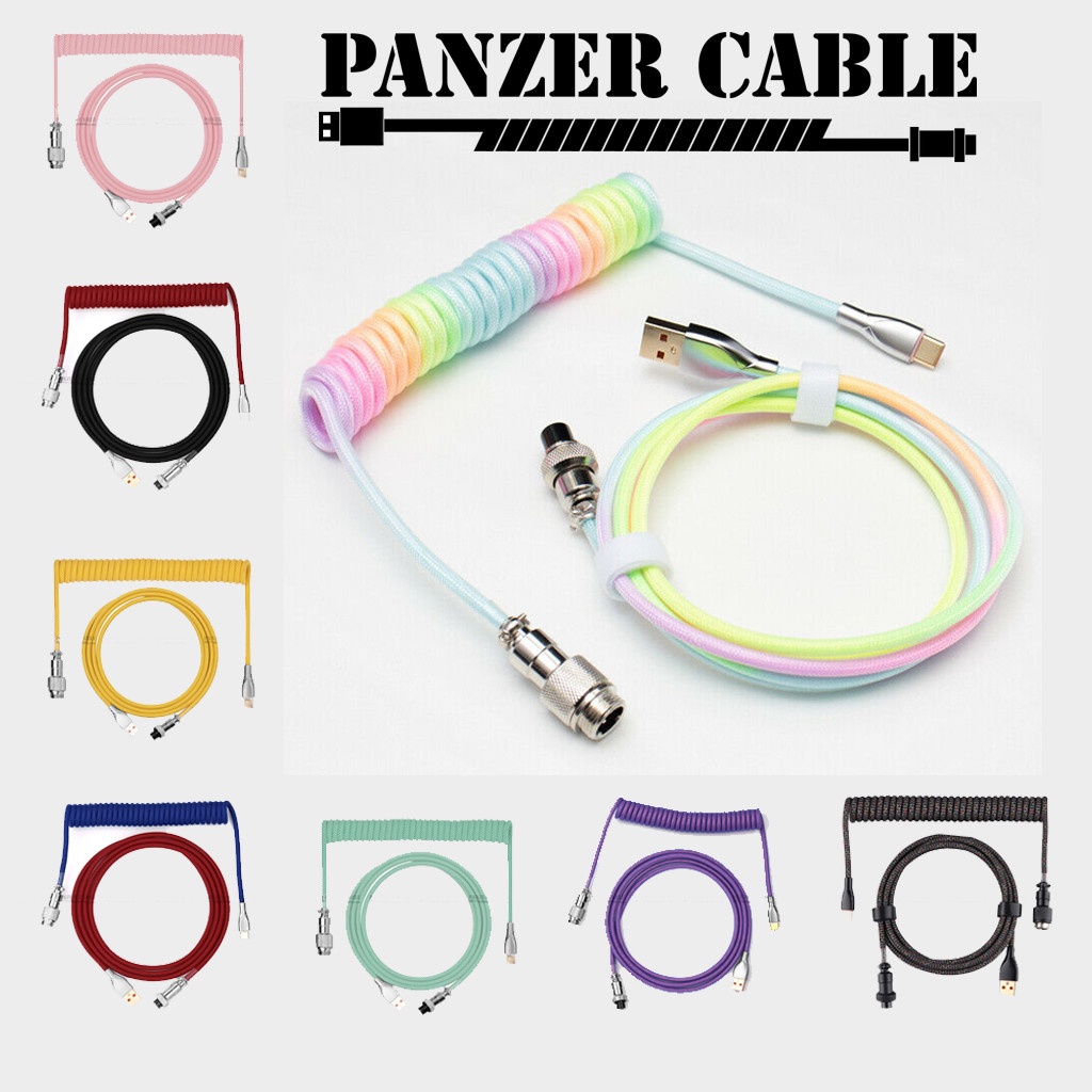 XO High Quality Polyethylene Spring Twist Type-C Mechanical Keyboard ...