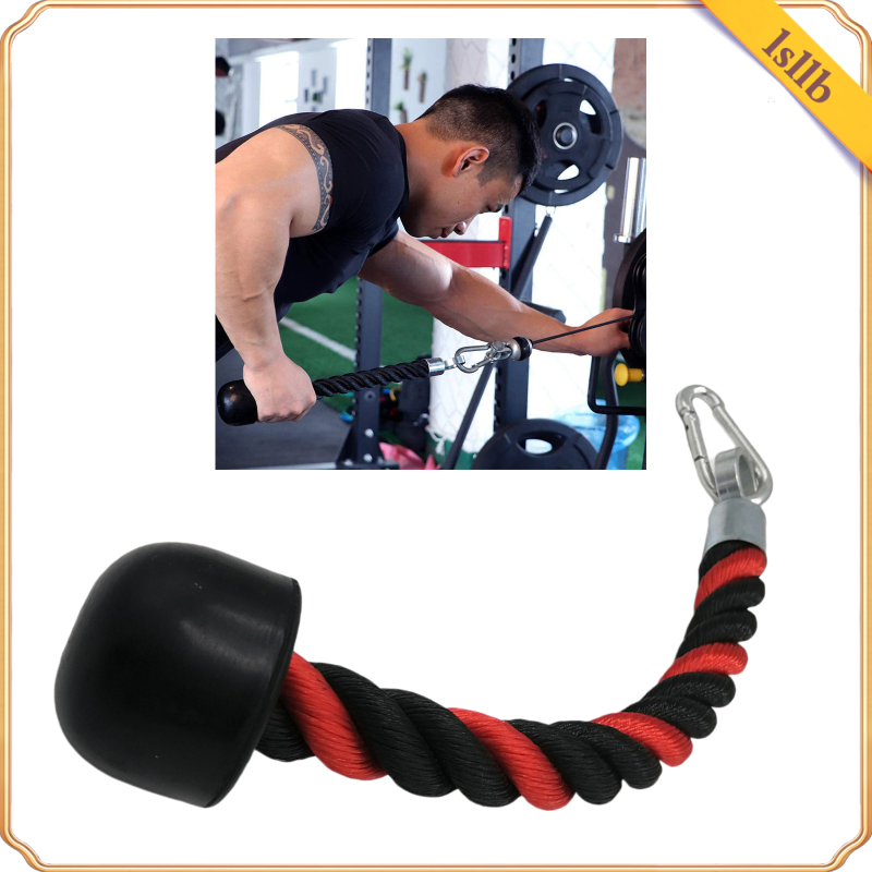 Triceps Single Rope LAT Pull Down Handle Cable Machine Multi-Gym ...