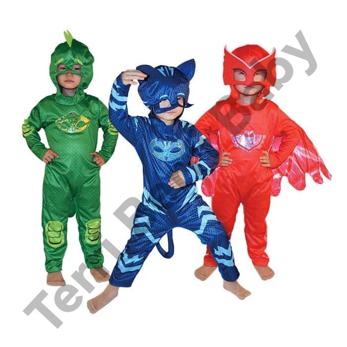 Gekko Cat Costume Owlette Pj Mask Costume / Gekko Catboy Costume ...