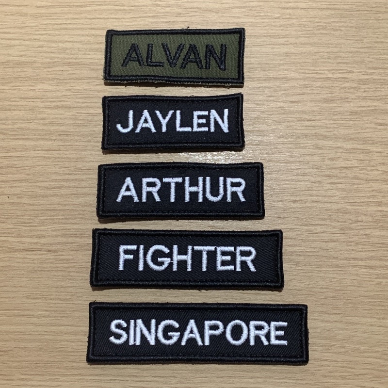 🔥 [Express Service] Velcro Name / Callsign Tag | Shopee Singapore