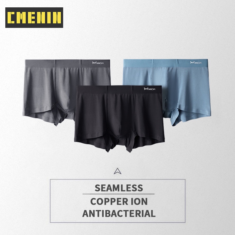 MiiOW 3Pcs Brand Modal Man Underwear Boxer Men Comfort Innerwear Sexy ...