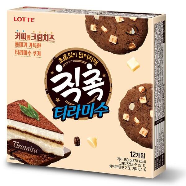 Lotte Chic Choc Chocolate chip Tiramisu 180g [Korean] | Shopee Singapore