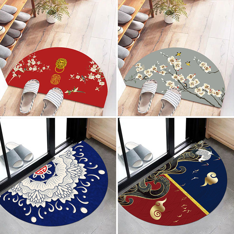 New semi-circular floor mat / Semicircle Area Rug Floor Mat Decorative ...