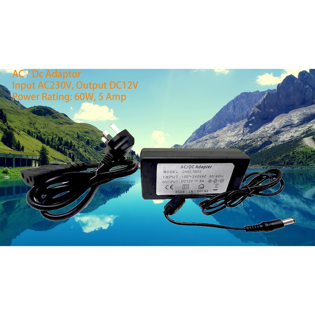 AC / DC Adaptor Auto switching power supply Input Voltage AC100-240V ...