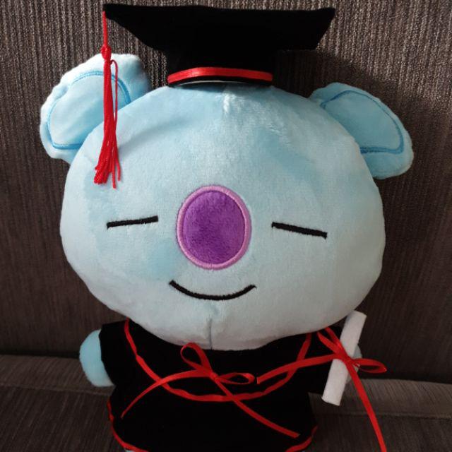 BN 20-27cm BTS BT21 Graduation bear grad bear plush | Shopee Singapore