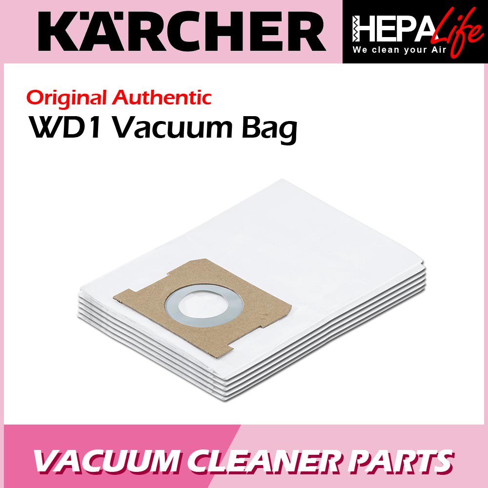 KARCHER WD1 Original Vacuum Bag | Shopee Singapore