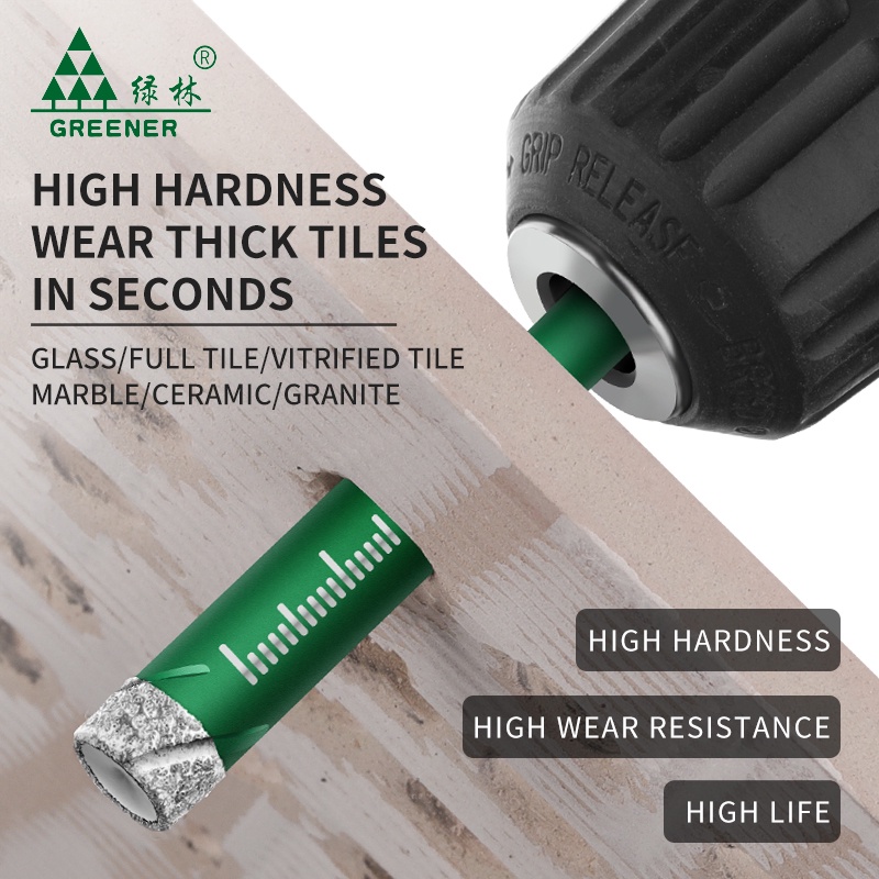 Greener Diamond Coated Drill Bit for Metal Drilling Tile Marble Glass ...