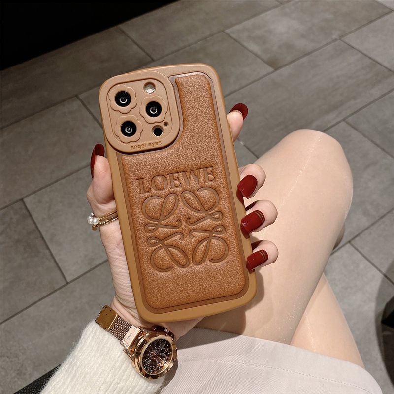 Street Wear Super Texture Leather Phone for iPhone15 14 case 13promax ...