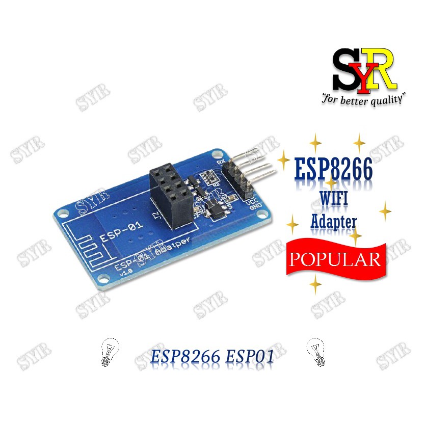 ESP8266 Serial WiFi Wireless ESP-01 Adapter Module mdl (PR1018B ...
