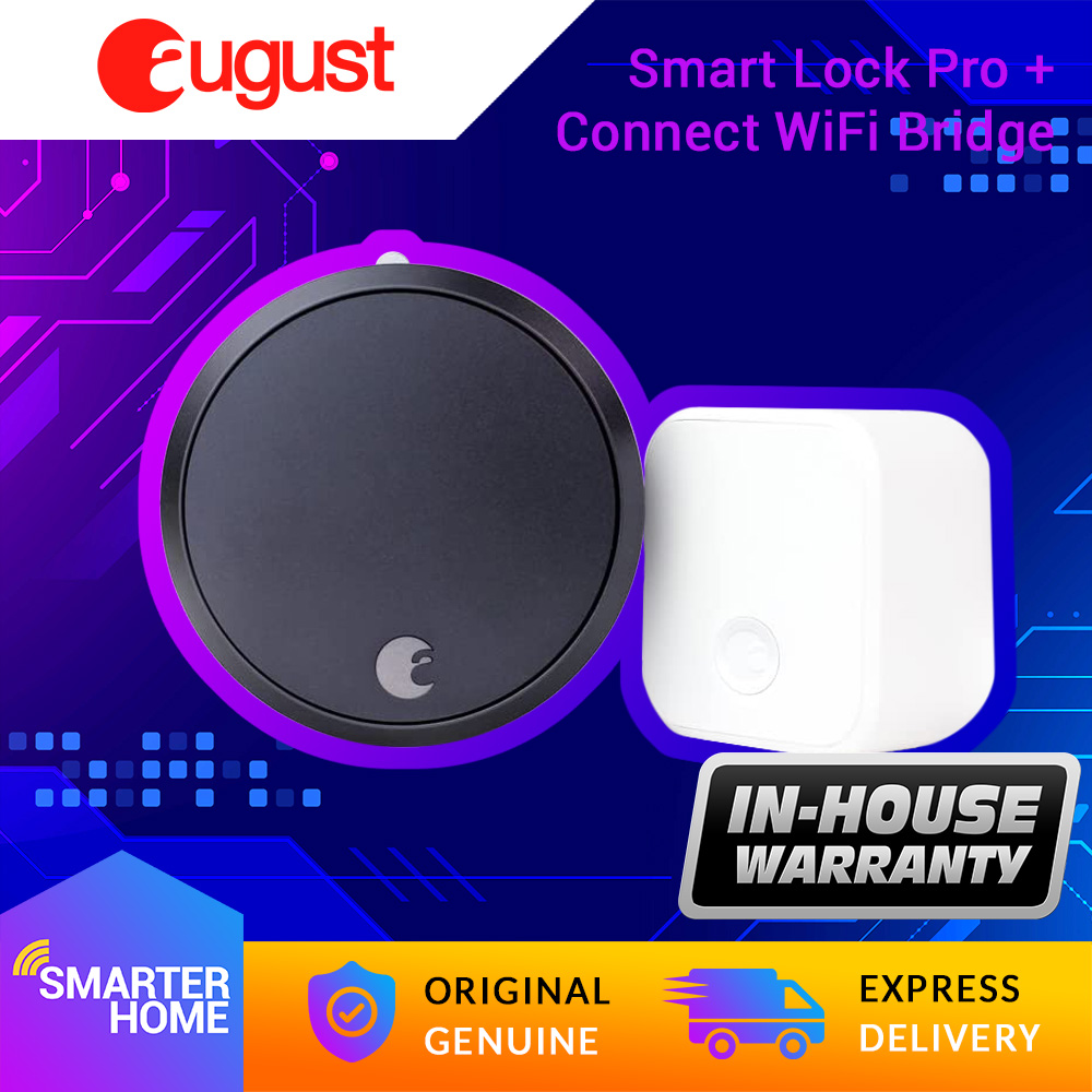 ️ August Smart Lock Pro + Connect Wi-Fi Bridge, 3rd gen technology ...