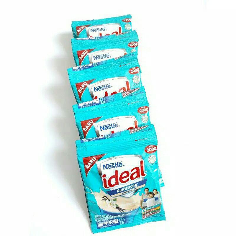 Vanilla Ideal Nestle Milk Powder 10 Sachets @20gr | Shopee Singapore