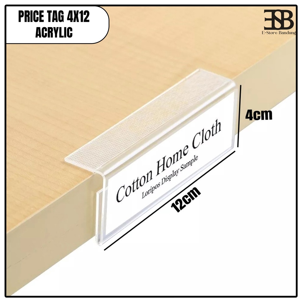 Acrylic Price Display Label / Acrylic Product Price Tag / Minimarket ...