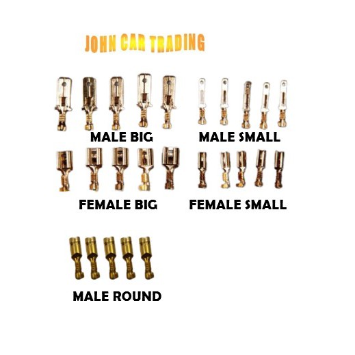 Terminal Wire Clip Male Female (Big/Small) | Shopee Singapore