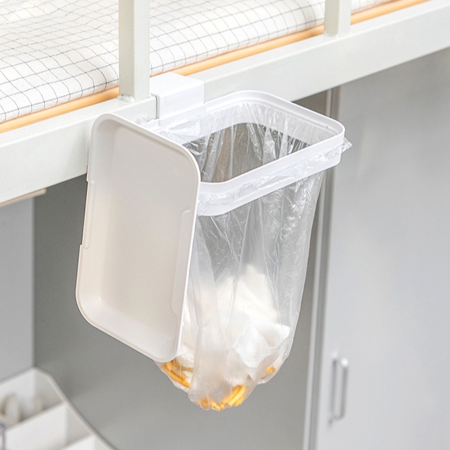 SG STOCK Small Trash Rack Trash Cover Garbage Bag Student Upper Bunk ...