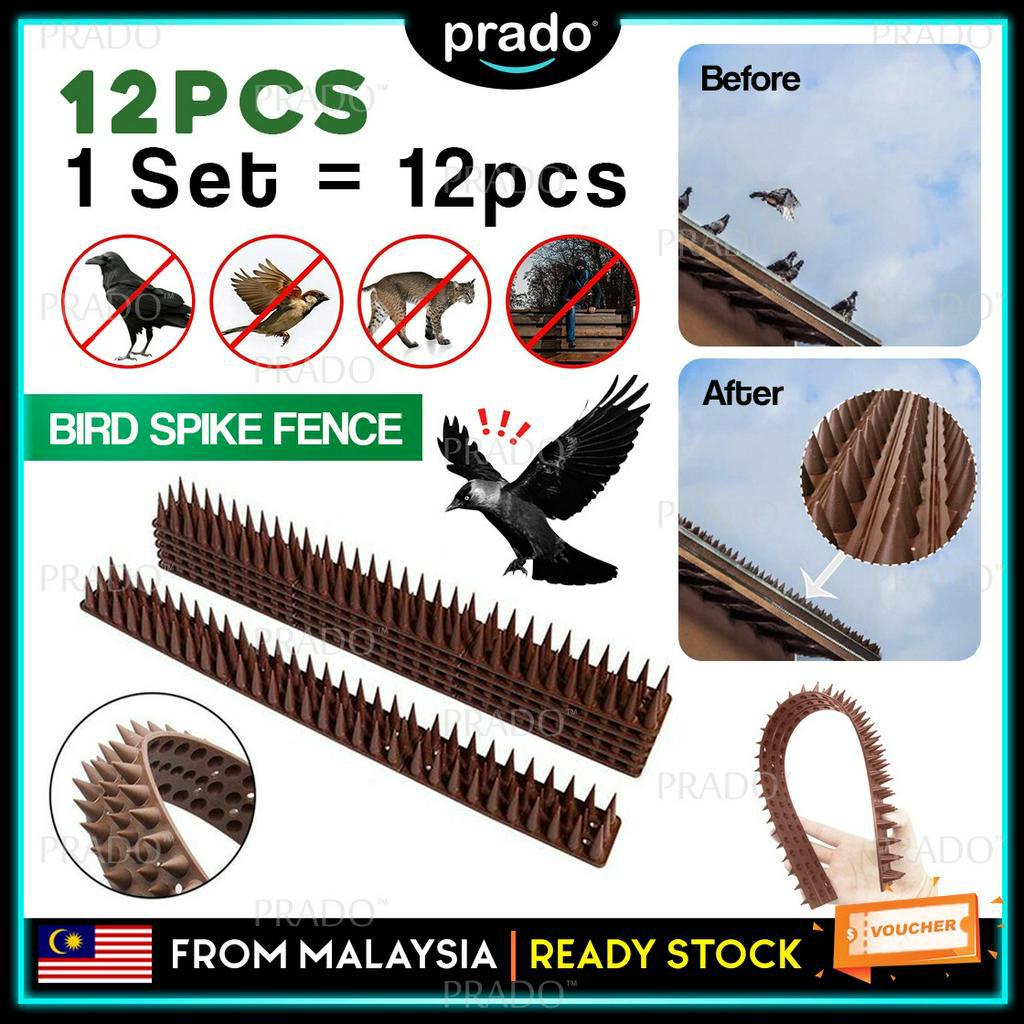 PRADO 12PCS Plastic Defender Cat Squirrel Theif Animals Repellent Keep ...