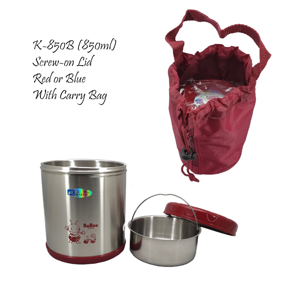 BUBEE Thermal Pot / Thermal Lunch Box / Thermal Mug – Food Grade 304 ...